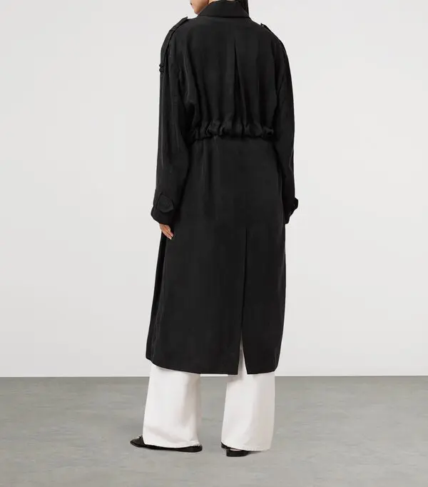 ALLSAINTS Linnie Trench Coat - Black