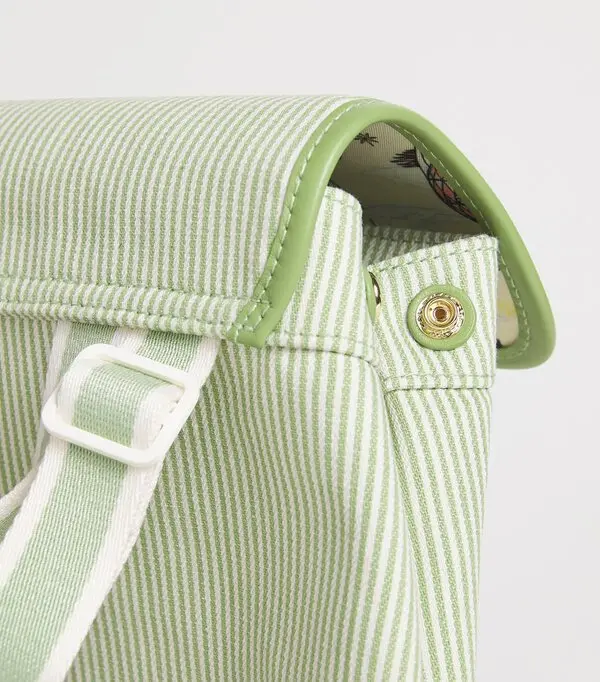 Harrods Embroidered Backpack - Green