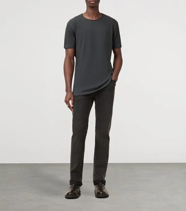 ALLSAINTS Organic Cotton Figure T-shirt - Grey