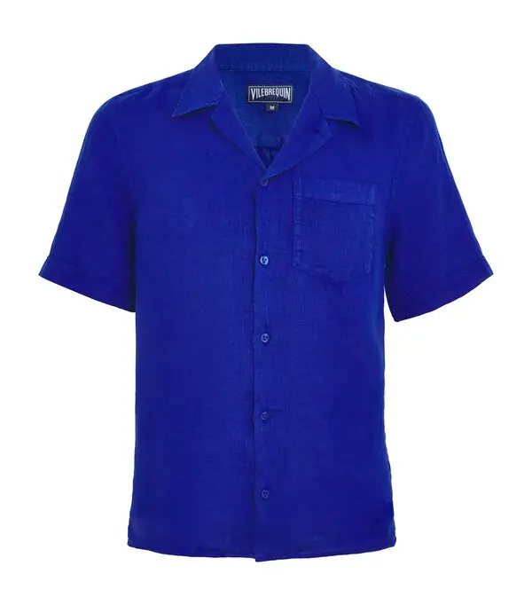Vilebrequin Linen Charli Shirt - Blue
