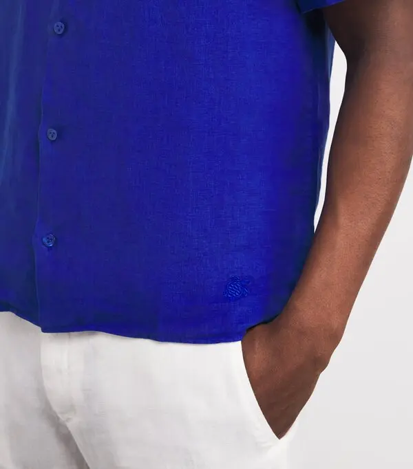 Vilebrequin Linen Charli Shirt - Blue