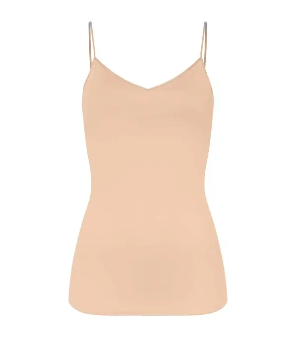Hanro Cotton Seamless Padded Camisole - Nude