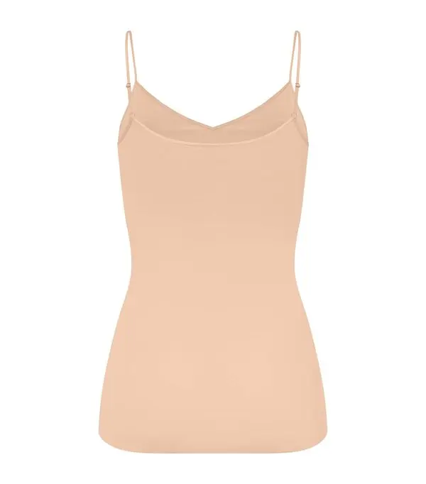 Hanro Cotton Seamless Padded Camisole - Nude