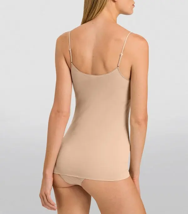 Hanro Cotton Seamless Padded Camisole - Nude