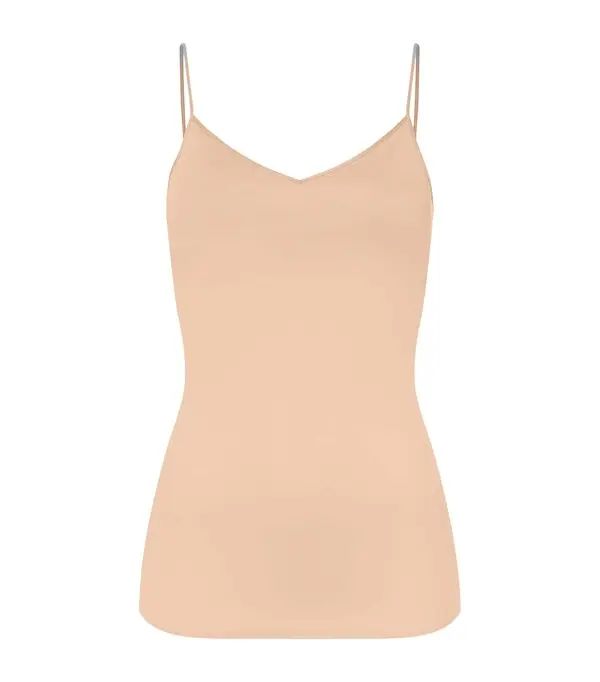 Hanro Cotton Seamless Padded Camisole - Nude