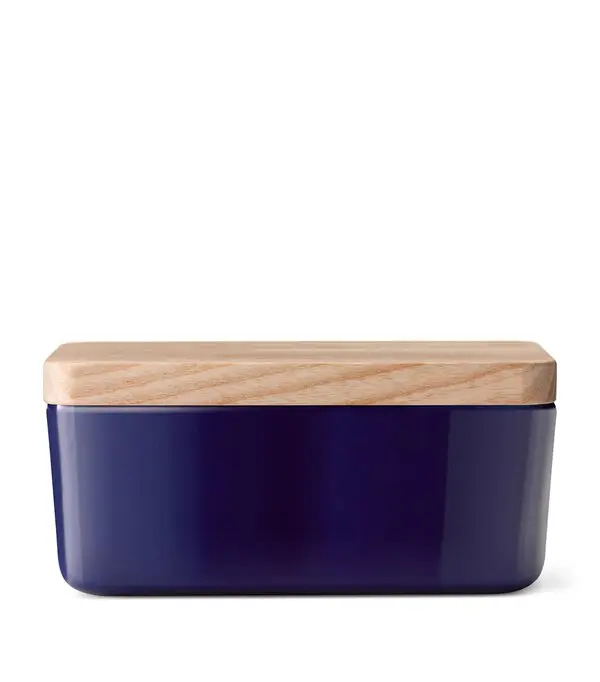 LSA INTERNATIONAL Porcelain Collective Butter Dish - Blue