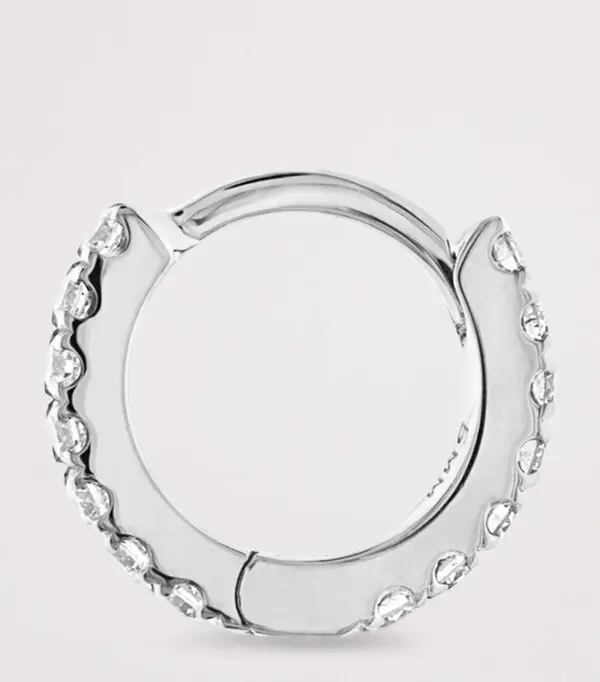 MARIA TASH Diamond Eternity Single Hoop Earring