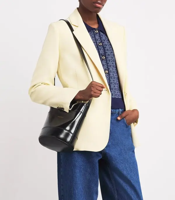 Claudie Pierlot Leather Bucket Bag
