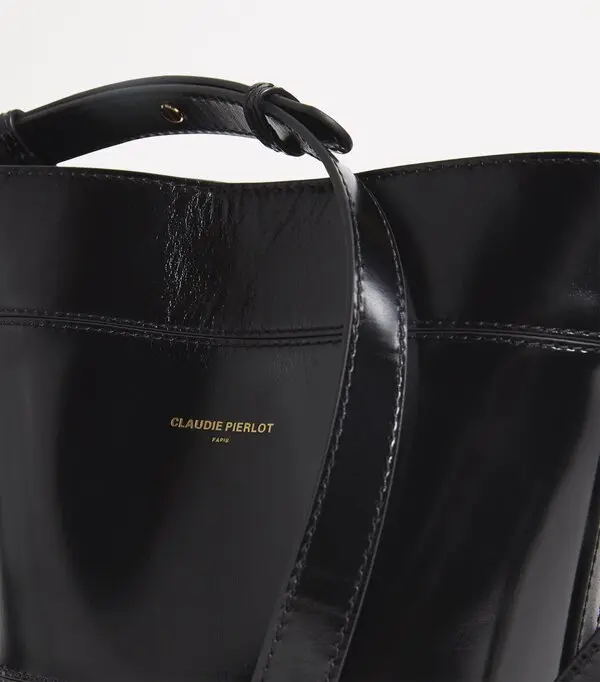 Claudie Pierlot Leather Bucket Bag