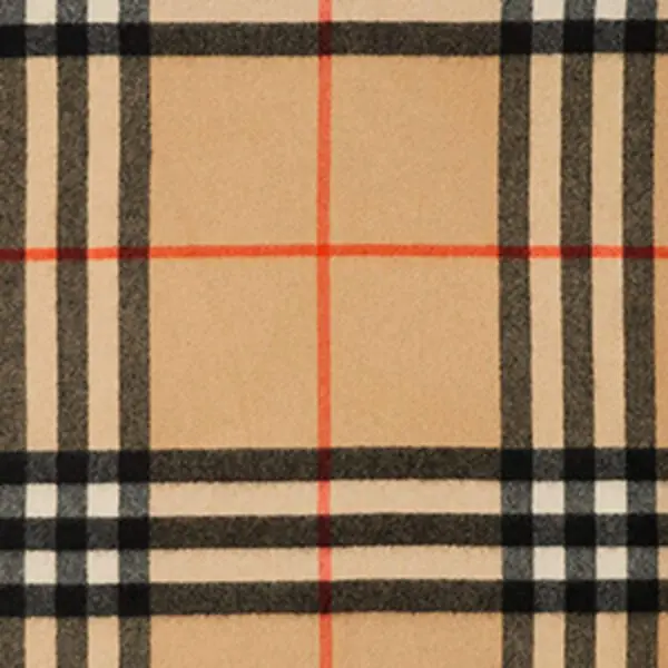 Burberry Wide Cashmere Check Scarf - Beige