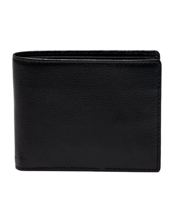 ETTINGER 6-slot Capra Bifold Wallet - Black