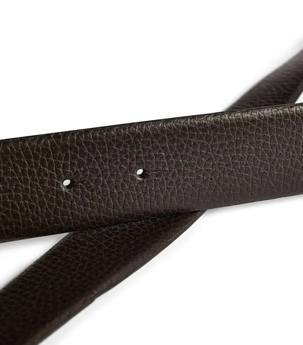 Giorgio Armani Leather Reversible Belt Strap