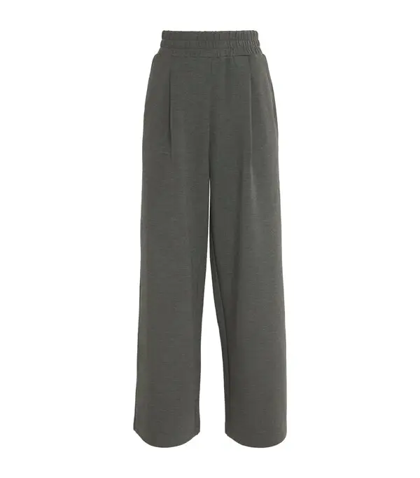 Varley Wide Leg Trousers - Grey