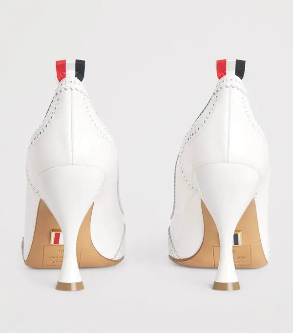 Thom Browne Patent Leather Wingtip Pumps 90