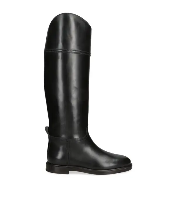 Brunello Cucinelli Leather Riding Boots