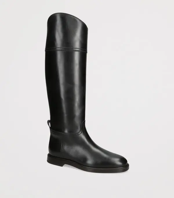 Brunello Cucinelli Leather Riding Boots