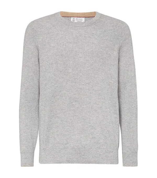 Brunello Cucinelli Cashmere Ribbed Sweater
