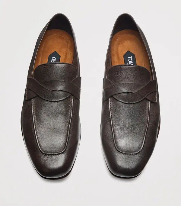 TOM FORD Leather Loafers
