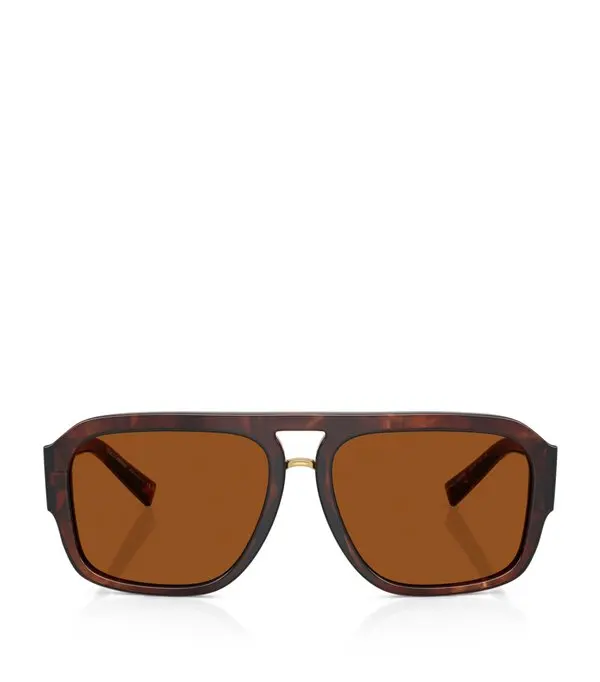 Dolce & Gabbana Acetate Pilot Sunglasses - Red