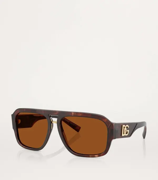 Dolce & Gabbana Acetate Pilot Sunglasses