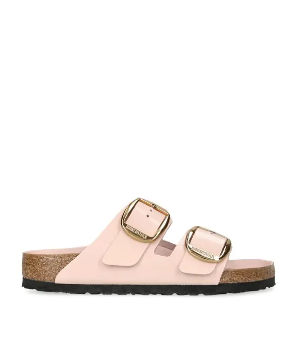 BIRKENSTOCK Leather Arizona Big Buckle Sandals - Pink