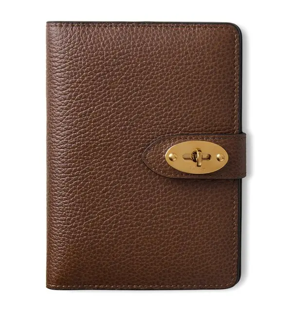 Mulberry Leather Darley Passport Holder - Brown