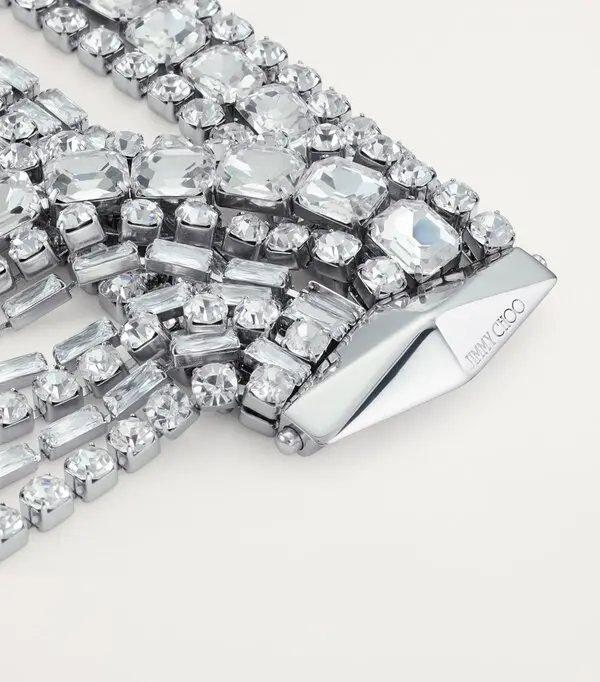 JIMMY CHOO Crystal-embellished Zandra Bracelet