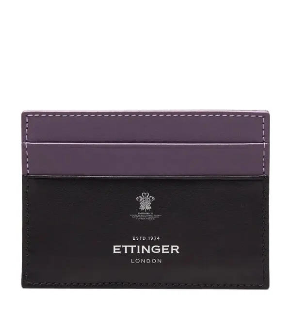 ETTINGER Sterling Flat Card Holder - Purple