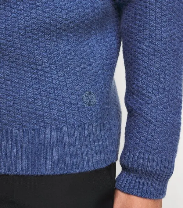 Harrods Cashmere Waffle Knit Sweater