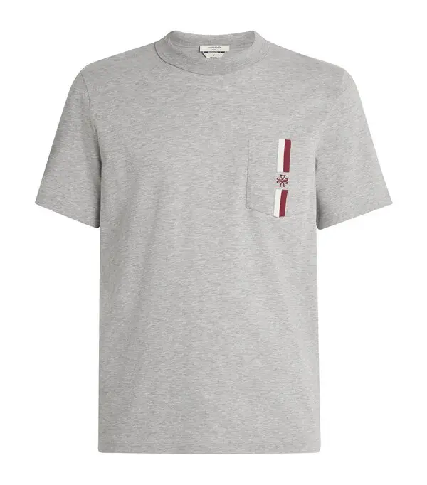 Jacob Cohen Stripe Monogram T-shirt - Grey