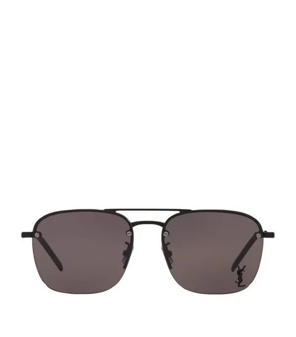 Saint Laurent Metal Sunglasses - Black