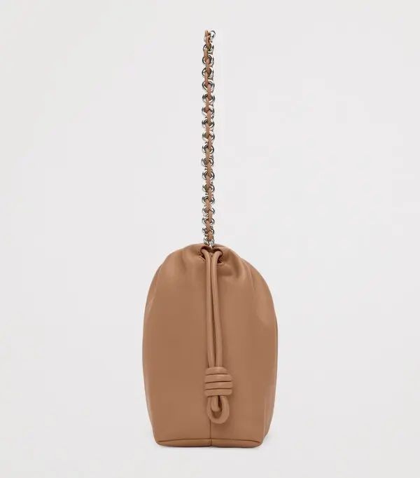 Loewe Medium Leather Flamenco Shoulder Bag - Brown