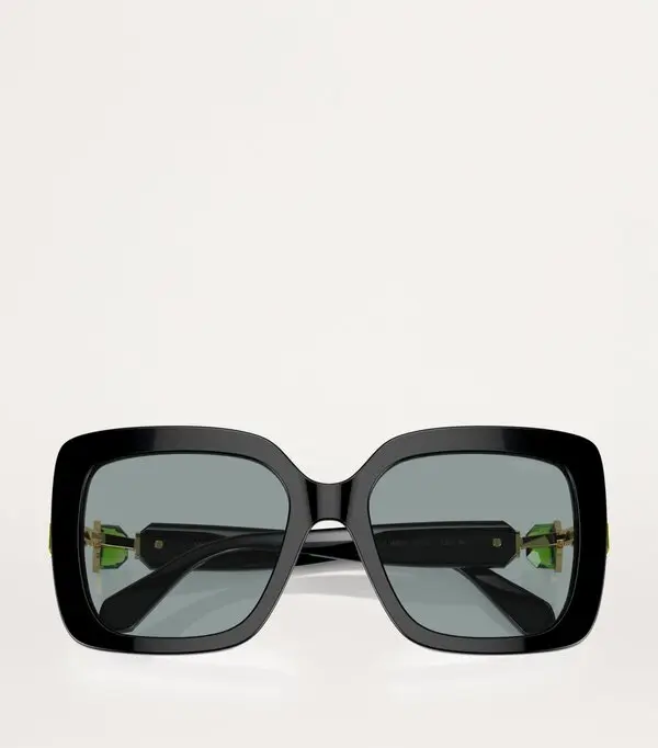 SWAROVSKI Square Sk6001 Sunglasses - Black