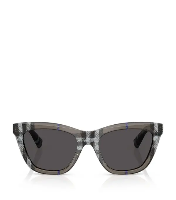 Burberry Acetate Square Frame Sunglasses - Grey