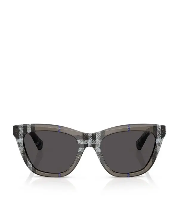 Burberry Acetate Square Frame Sunglasses - Grey