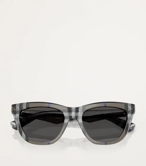 Burberry Acetate Square Frame Sunglasses - Grey