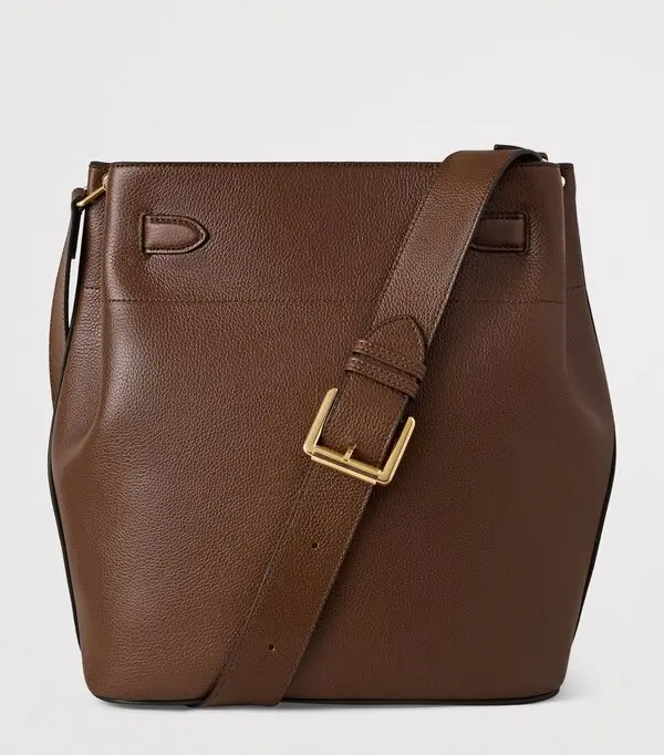 Mulberry Leather Islington Bucket Bag - Brown