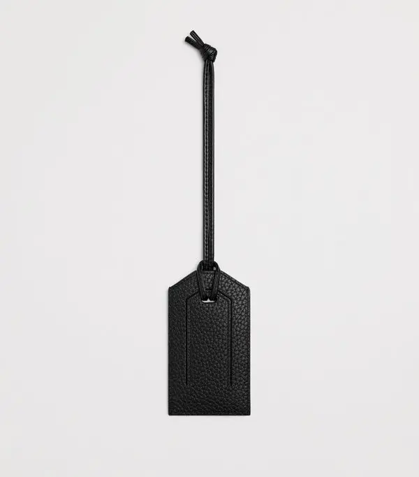 Bottega Veneta Intrecciato Leather Luggage Tag