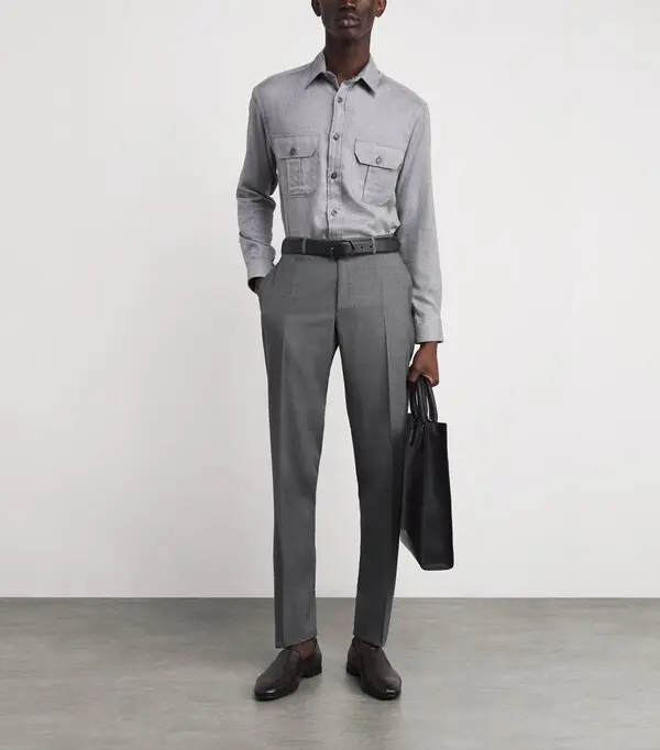 Canali Wool Chinos