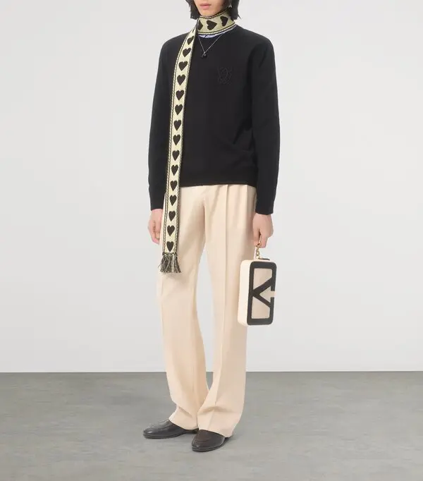 Valentino Garavani Virgin Wool Monogram Sweater