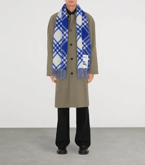 Burberry Cashmere Check Scarf