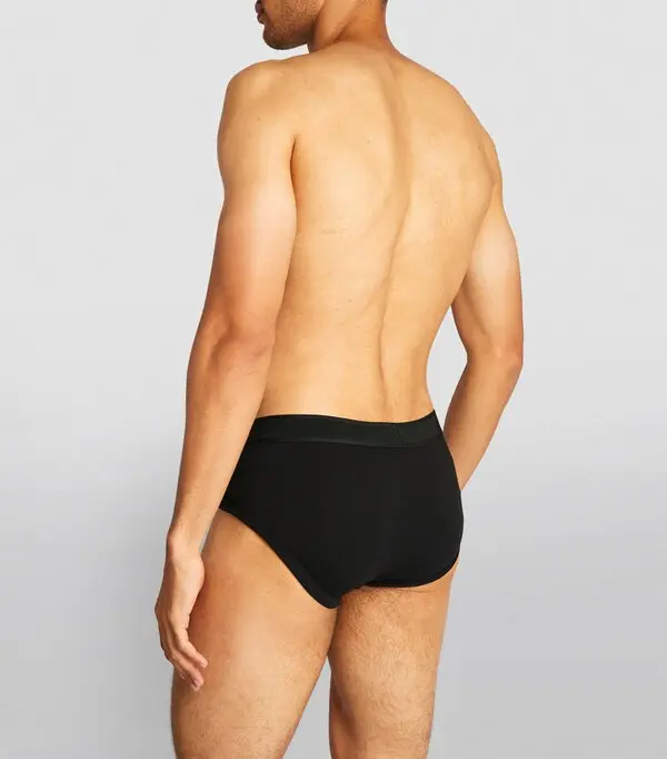 TOM FORD Stretch-cotton Logo Briefs