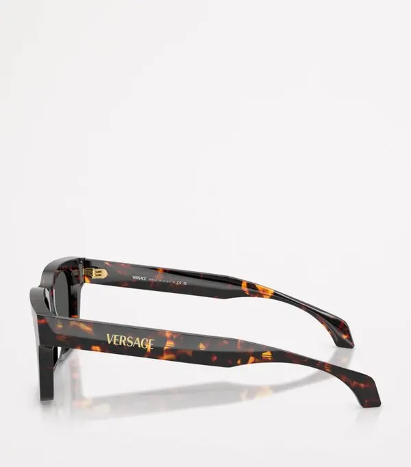 Versace Square Frame Sunglasses - Brown