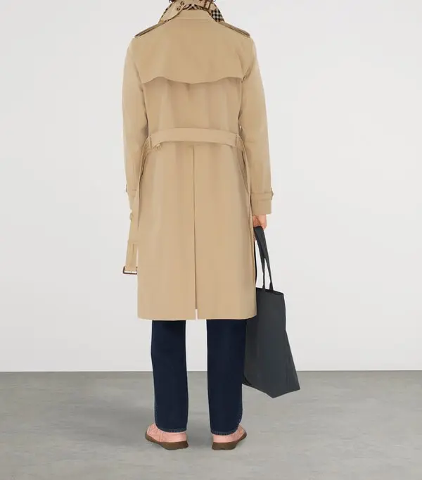 Burberry Long Kensington Heritage Trench Coat - Beige