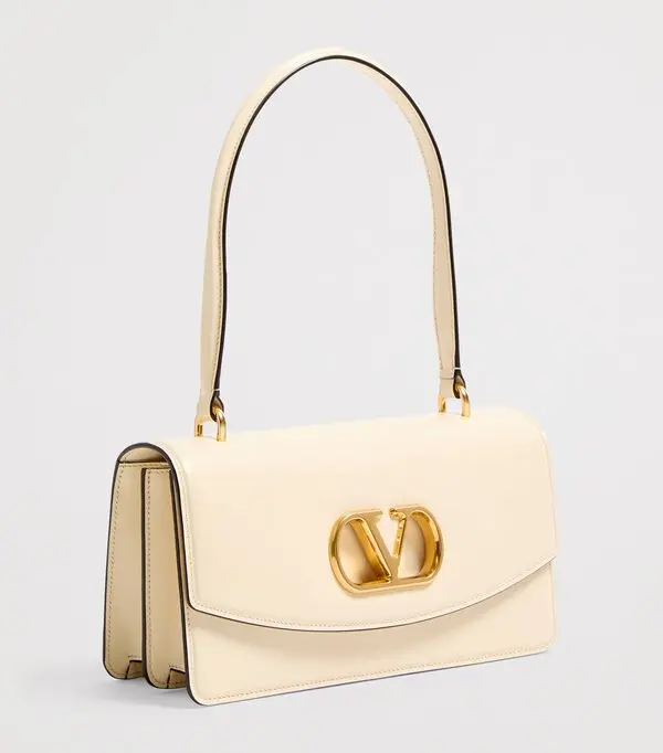 Valentino Garavani Leather Top-handle Bag - Ivory