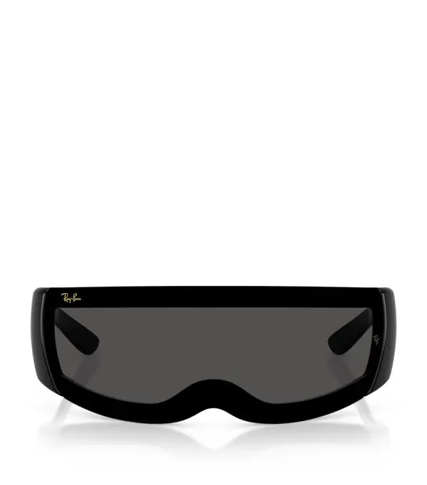 Ray-ban Nylon Ultra Wrap Sunglasses - Black