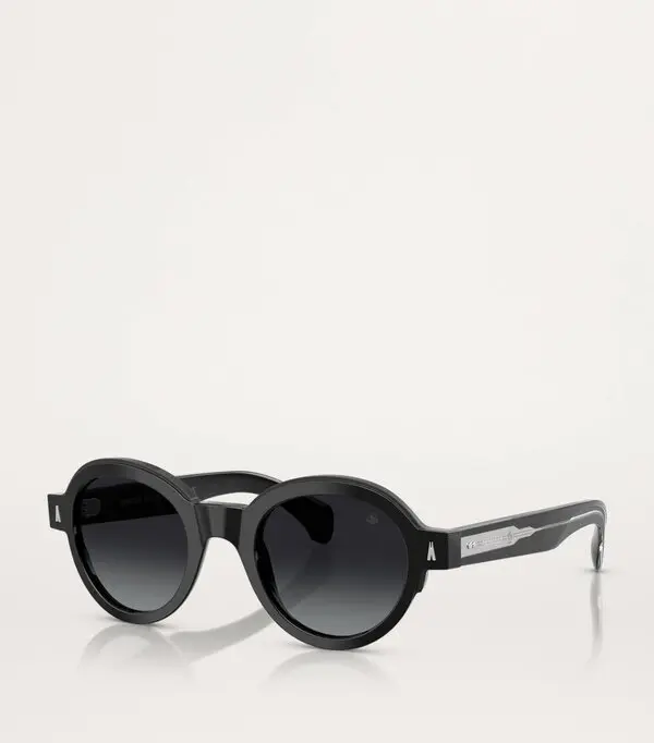 Moncler Acetate Rondosa Me6003 Sunglasses - Black