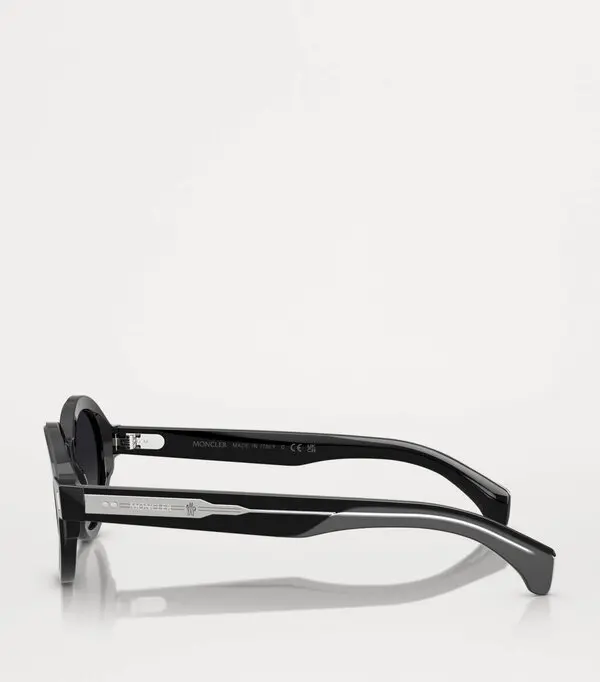 Moncler Acetate Rondosa Me6003 Sunglasses - Black
