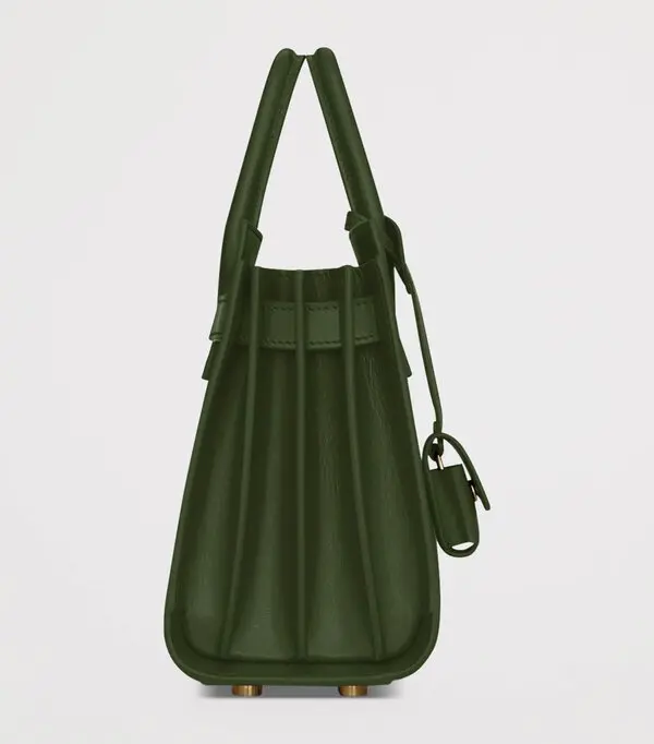 Saint Laurent Nano Sac De Jour Tote - Green