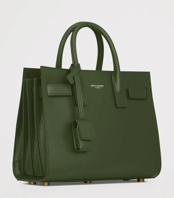 Saint Laurent Nano Sac De Jour Tote - Green